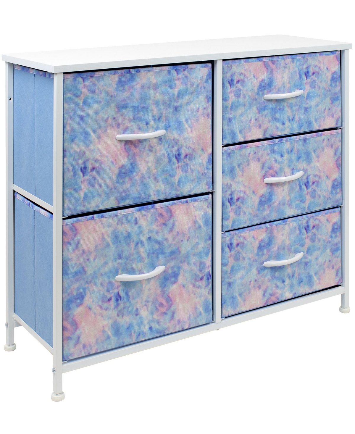 Click here for Sorbus 5-Drawers Chest Dresser - Tie dye blue prices