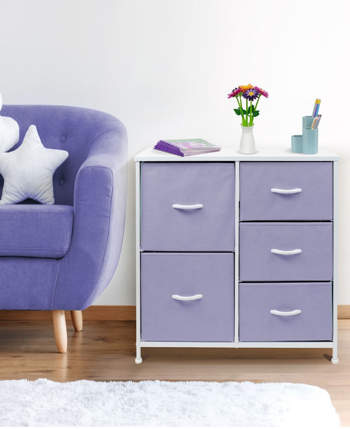 Click here for Sorbus Dresser with 5 Drawers - Storage Chest Orga... prices