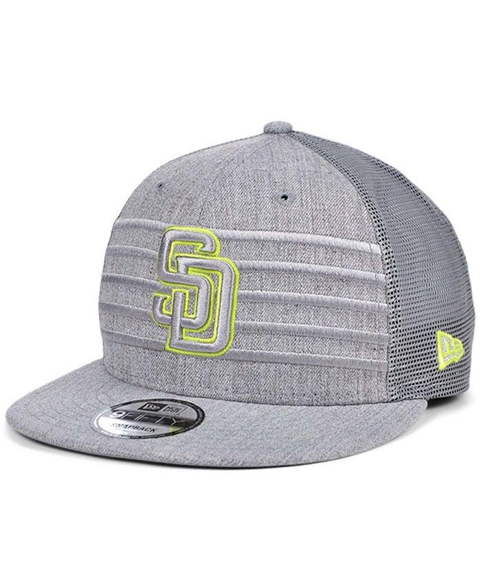 New Era San Diego Padres Cyber Gray Trucker 9FIFTY Cap - Macy's