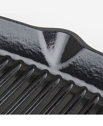 Viking 11" Square Enamel Coated Cast Iron Grill Pan - Macy's