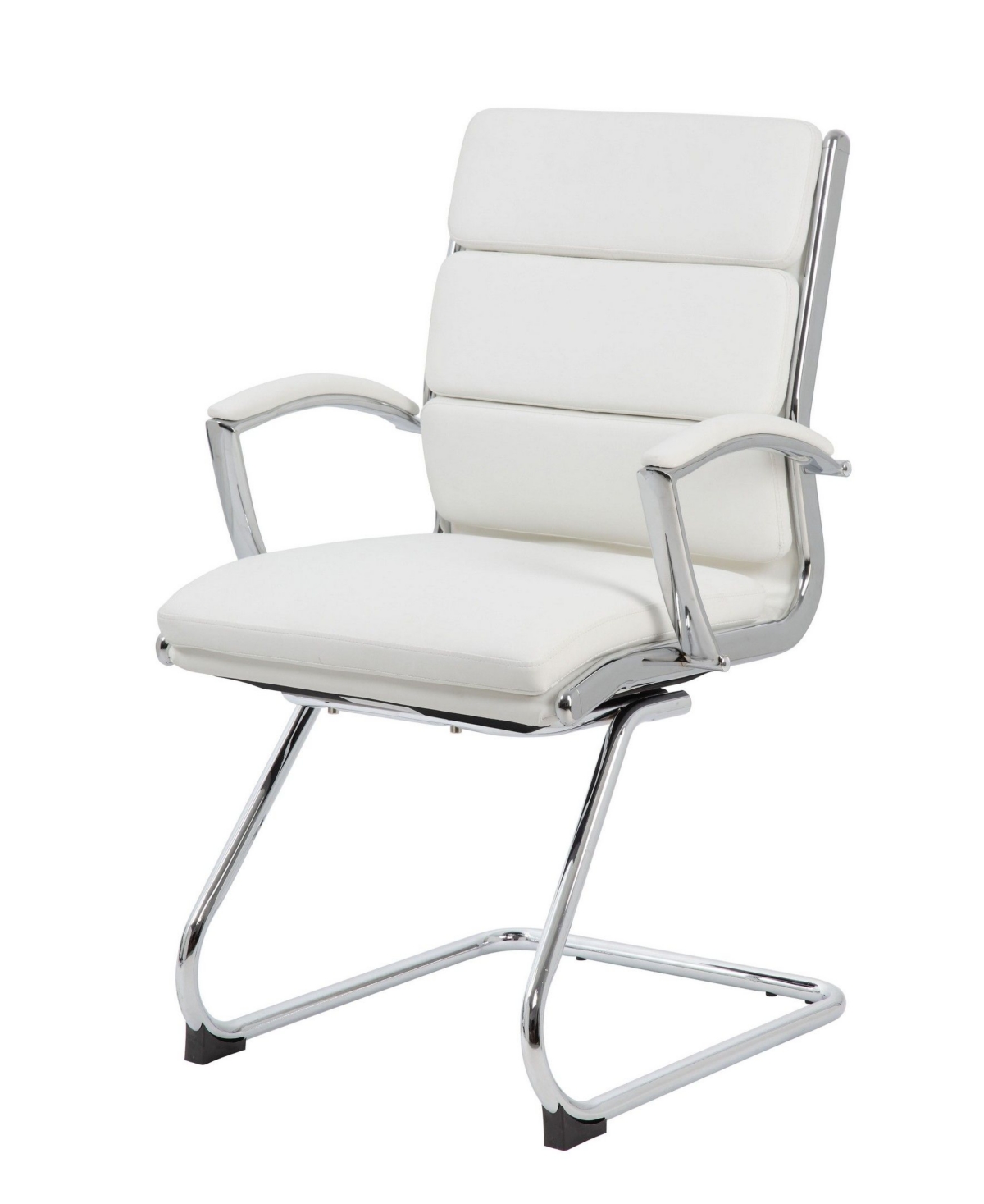Click here for Boss Office Products Executive Mid-Back Chair - Wh... prices