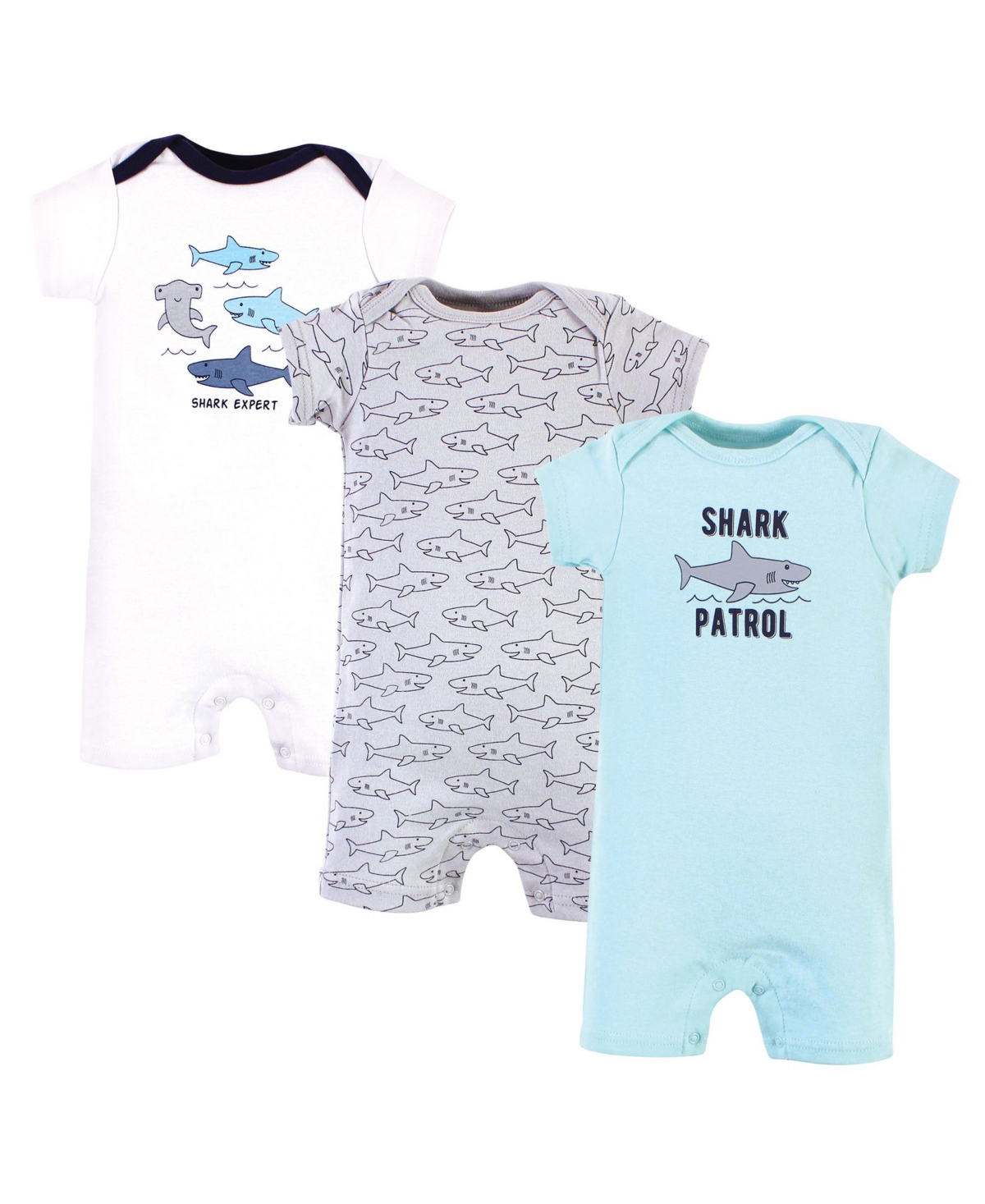 Click here for Hudson Baby Baby Boys Soft Cotton Jumpsuits - Shar... prices