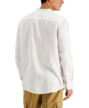 Club Room Men's 100% Linen Shirt, Created for Macy's - Macy's