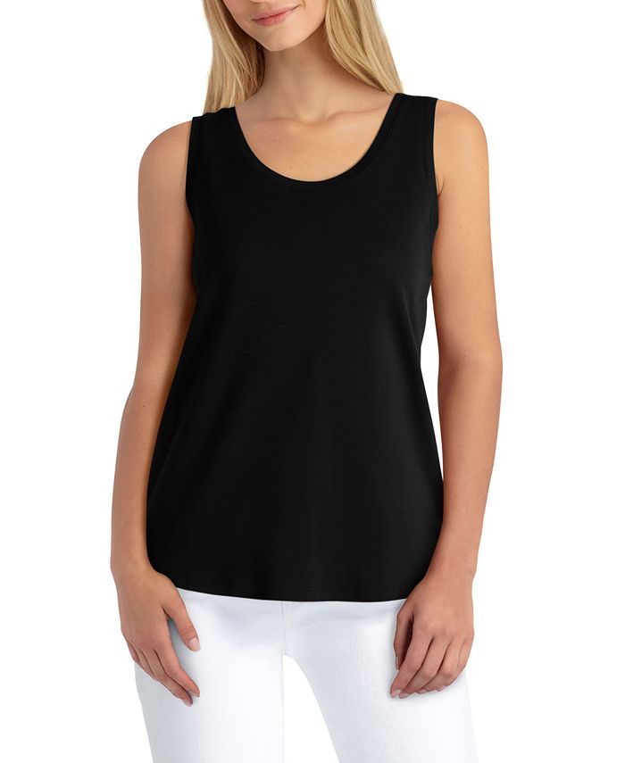 H Halston Studio Women's Crossover Back Top - Macy's
