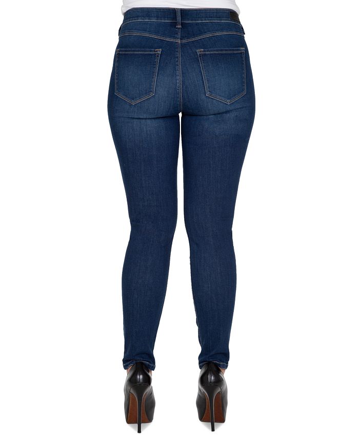 Sound/Style Juniors' Exposed-Button-Fly Skinny Jeans - Macy's