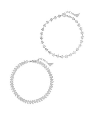 White gold anklets macy's store