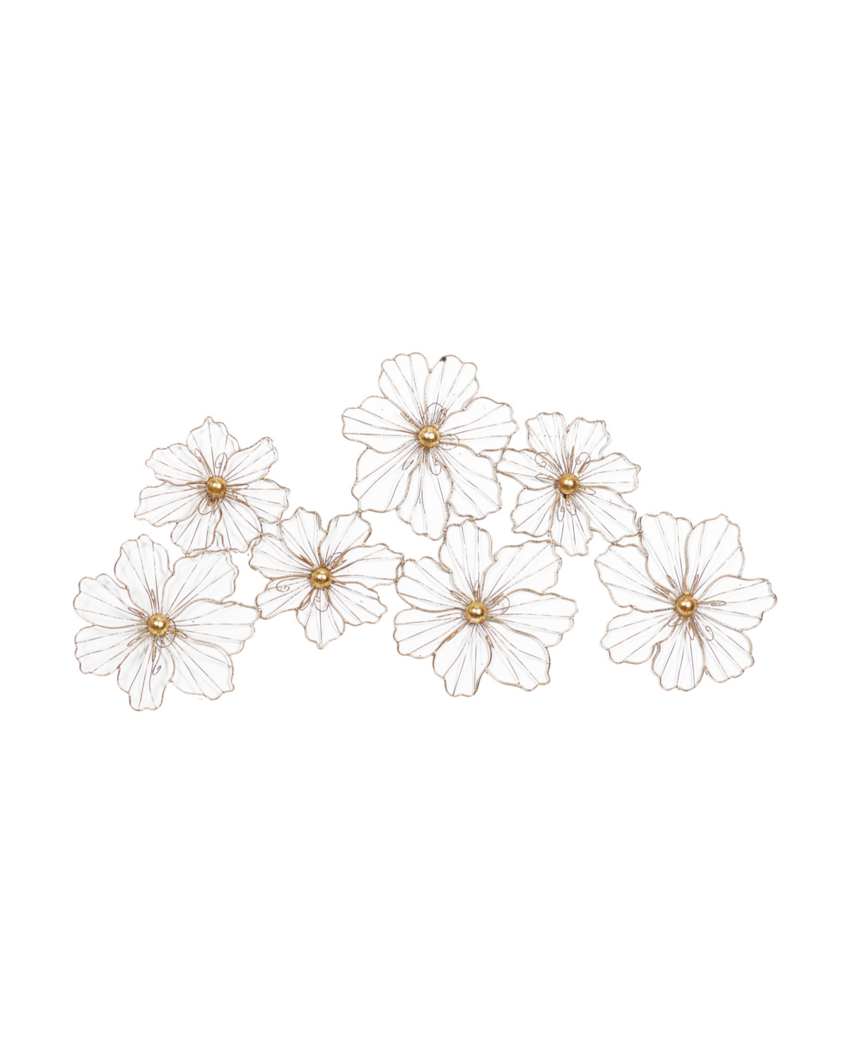 Click here for Modern Floral Wall Decor - Gold-Tone prices