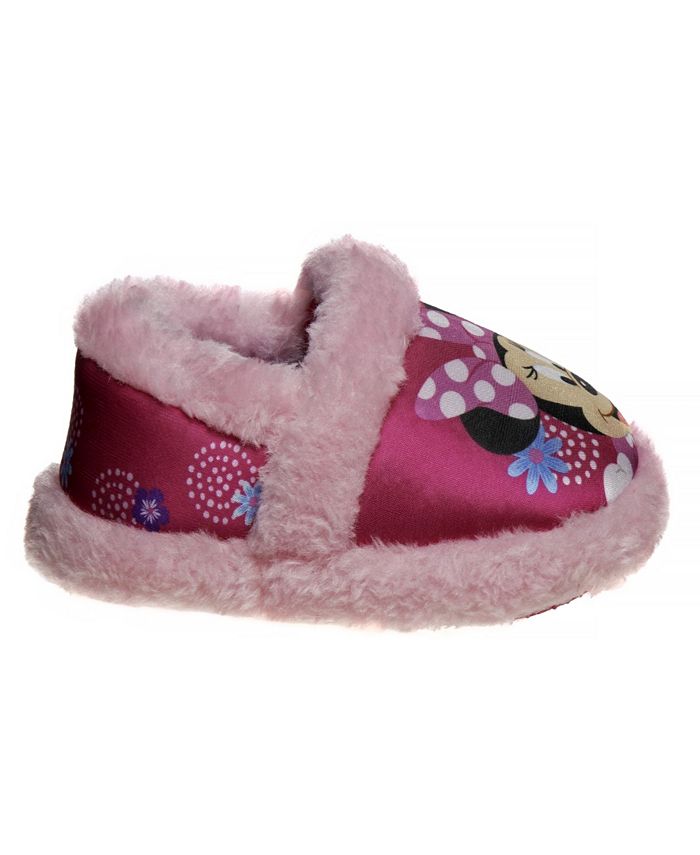 Disney Little Girls Minnie Mouse Slippers - Macy's