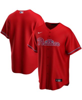 Men's Red Philadelphia Phillies Alternate Replica Team Jersey - Macy's