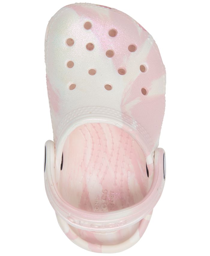 Crocs Toddler Girls Classic Tie Dye Clogs from Finish Line - Macy's