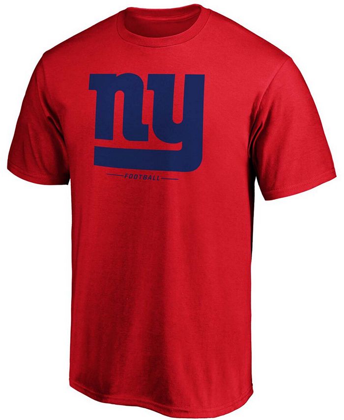 Fanatics Men's Red New York Giants Team Lockup Logo T-shirt - Macy's