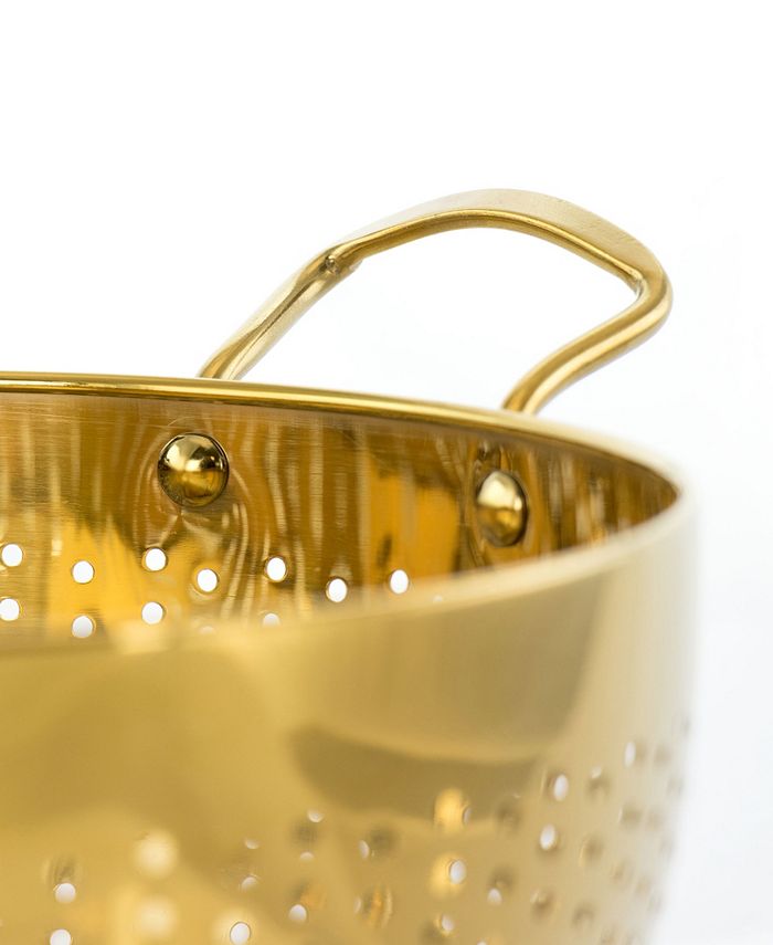 Gibson Home Rose Hue Colander - Macy's