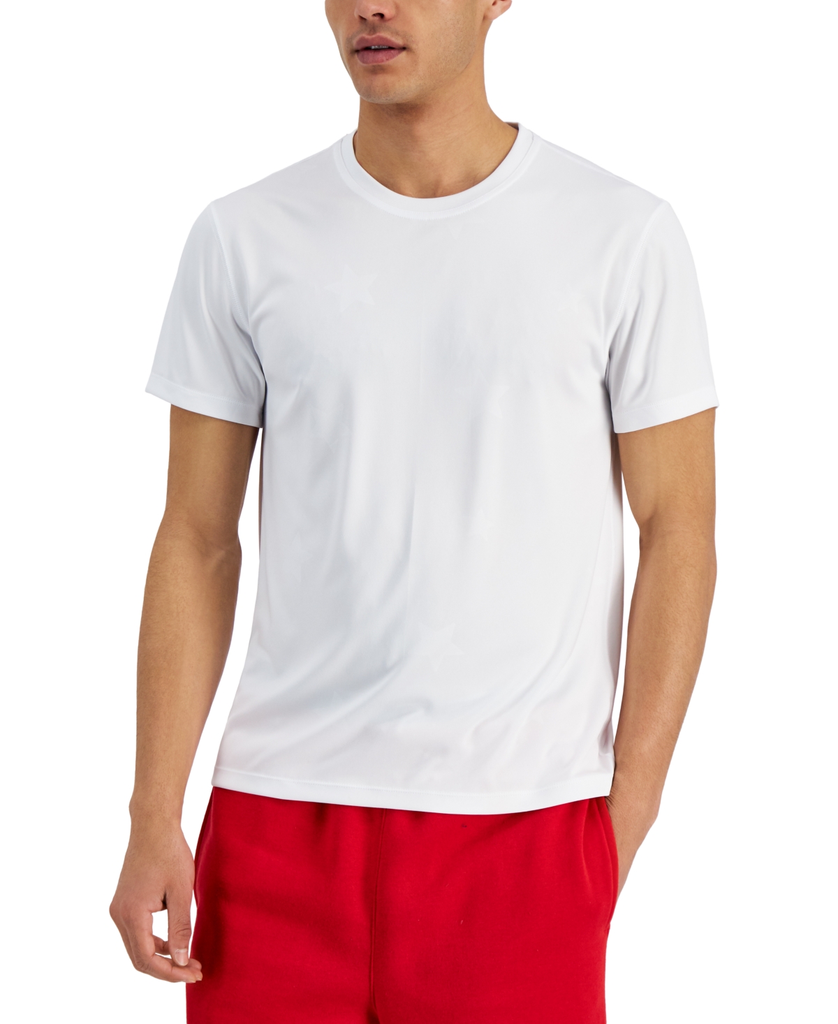 Ideology Mens Embossed Star Graphic T Shirt Created For Macys In
