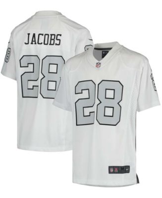 Nike Big Boys and Girls Josh Jacobs White Las Vegas Raiders Color Rush ...