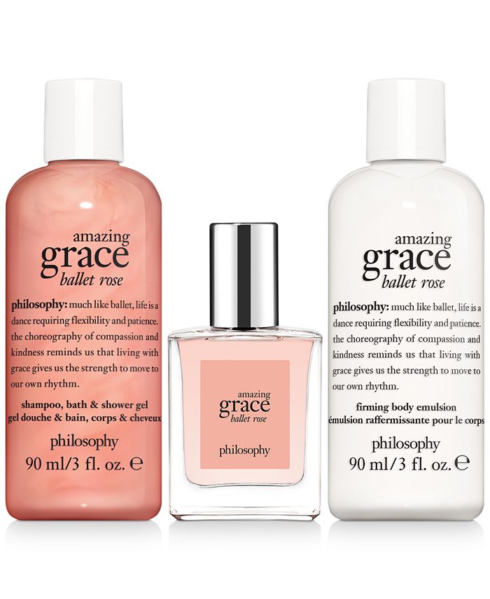 philosophy 3-Pc. Amazing Grace Ballet Rose Eau de Toilette Gift Set ...