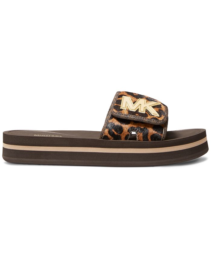 Michael Kors Women's MK Platform Slide Sandals - Macy's