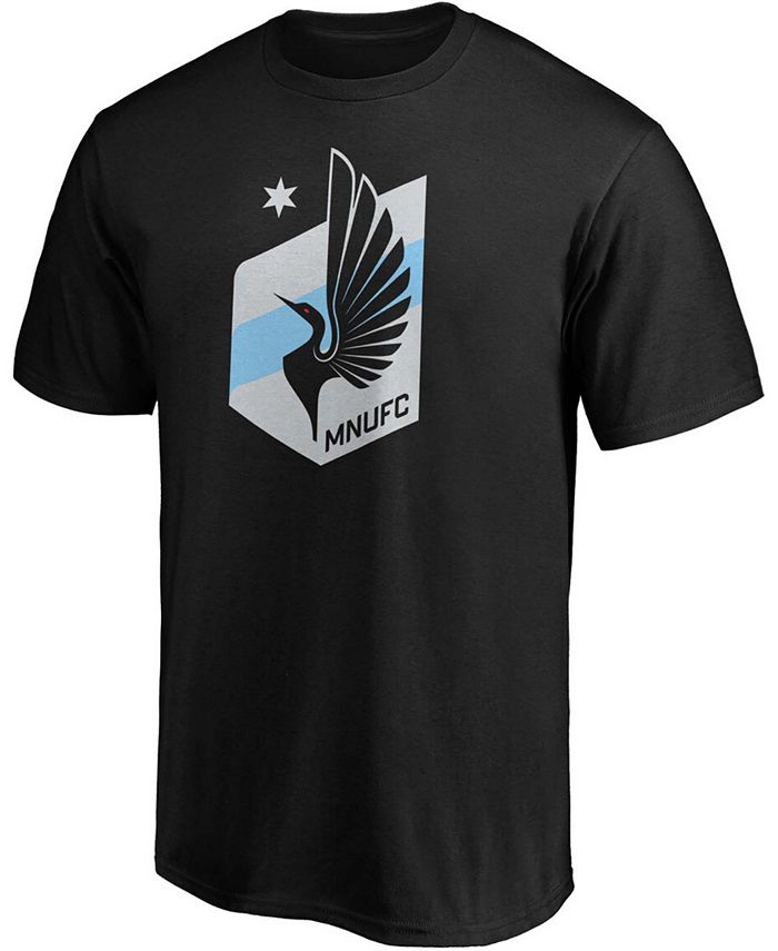 Fanatics Men's Black Minnesota United FC Team Primary Logo T-shirt - Macy's