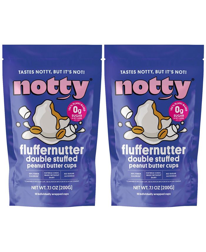 Notty Foods Fluffernutter Peanut Butter Cups, Pack of 2 - Macy's