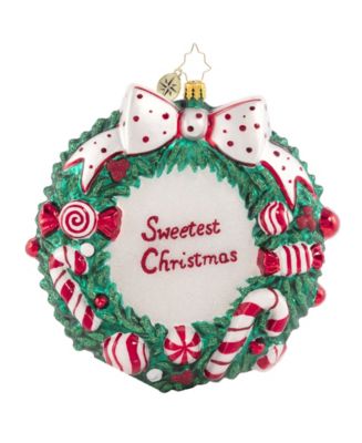 Christopher Radko Candy Cane Delight 2021 Ornament - Macy's