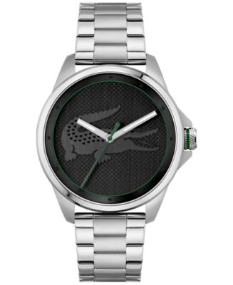 Lacoste Men's Le Croc Stainless Steel Bracelet Watch 43mm - Macy's