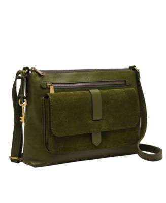 Fossil Kinley Leather Crossbody - Macy's