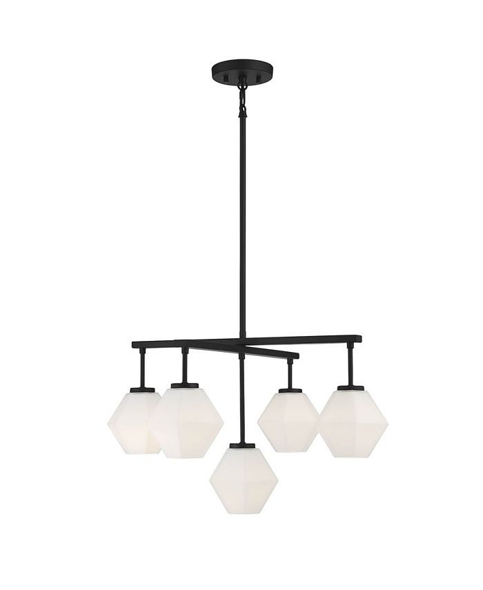 Meridian Lighting Prism 5-Light Chandelier - Macy's