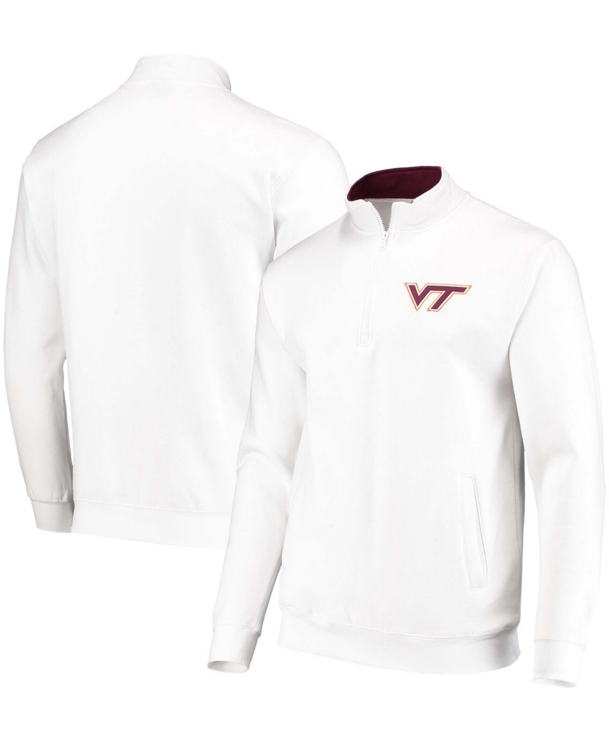 Click here for Mens White Virginia Tech Hokies Tortugas Logo Quar... prices