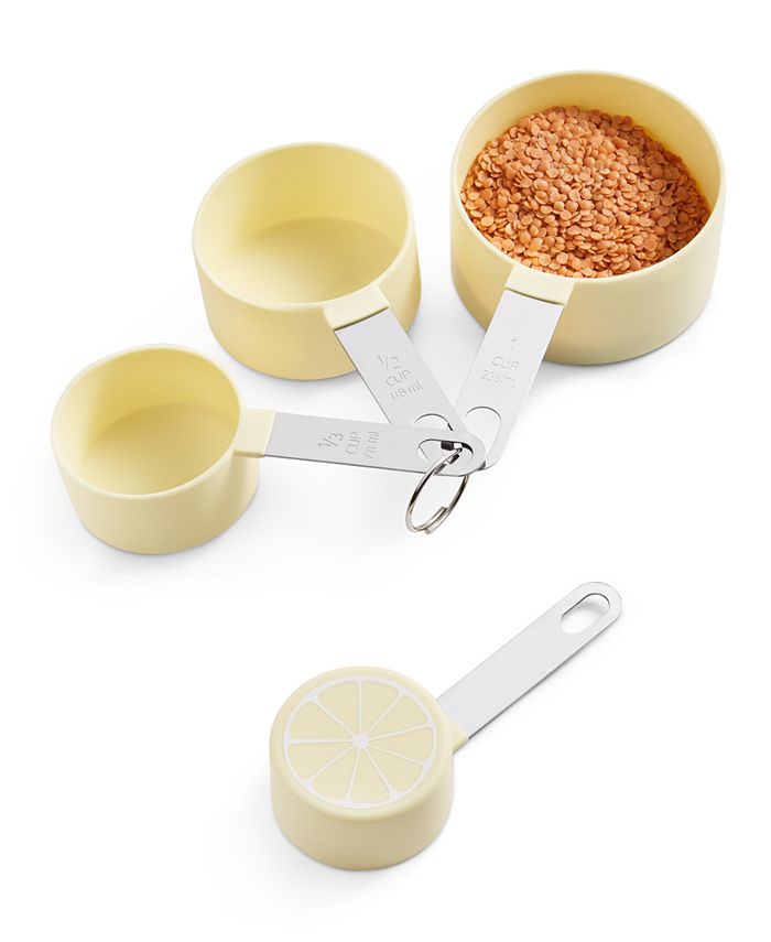 Martha Stewart Collection Hello Sunshine Lemon Measuring Cups, Created ...