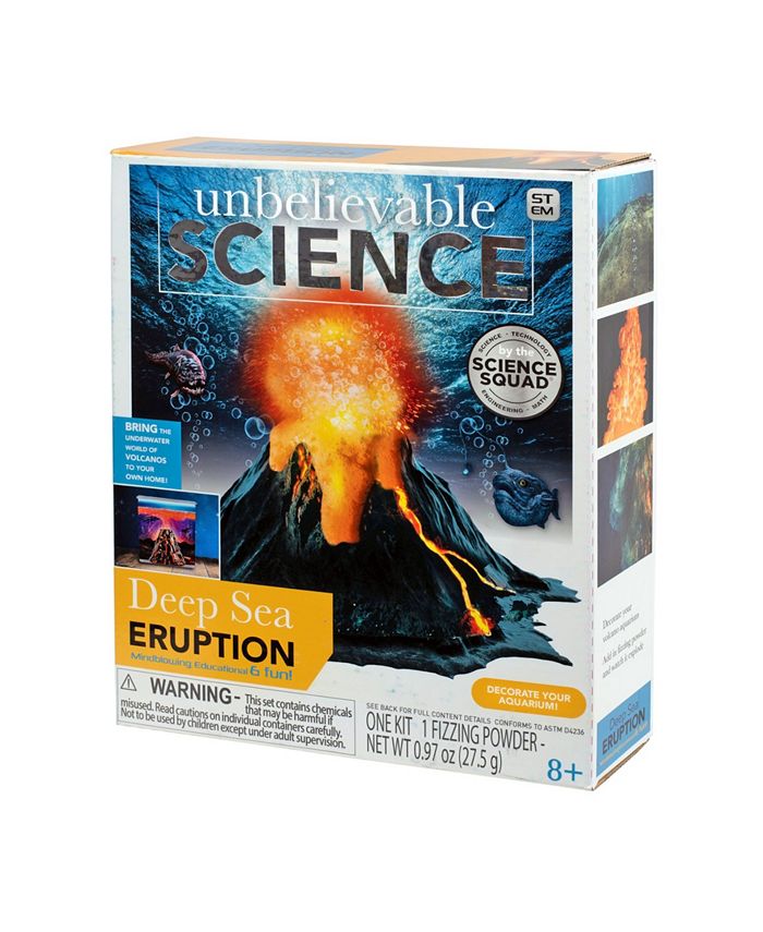 RMS Unbelievable Science Deep Sea Eruption Experiment, Set of 10 - Macy's