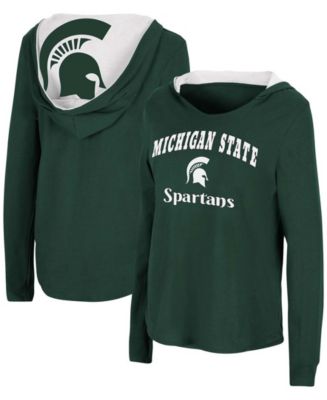 Women's Green Michigan State Spartans Catalina Hoodie Long Sleeve T ...