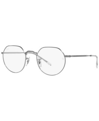 Ray-Ban RB6465 Jack Unisex Irregular Eyeglasses - Macy's