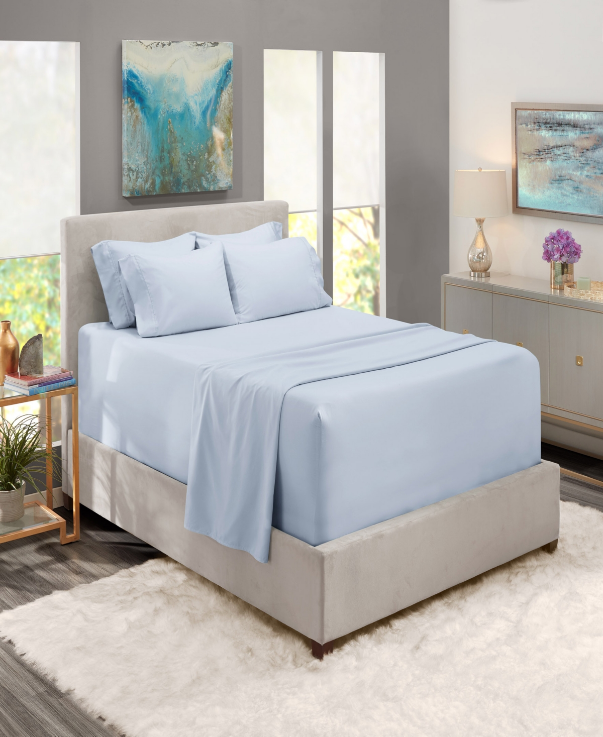 Click here for Nestl Extra Deep Pocket 4-Pc. Sheet Set  Twin - Ic... prices