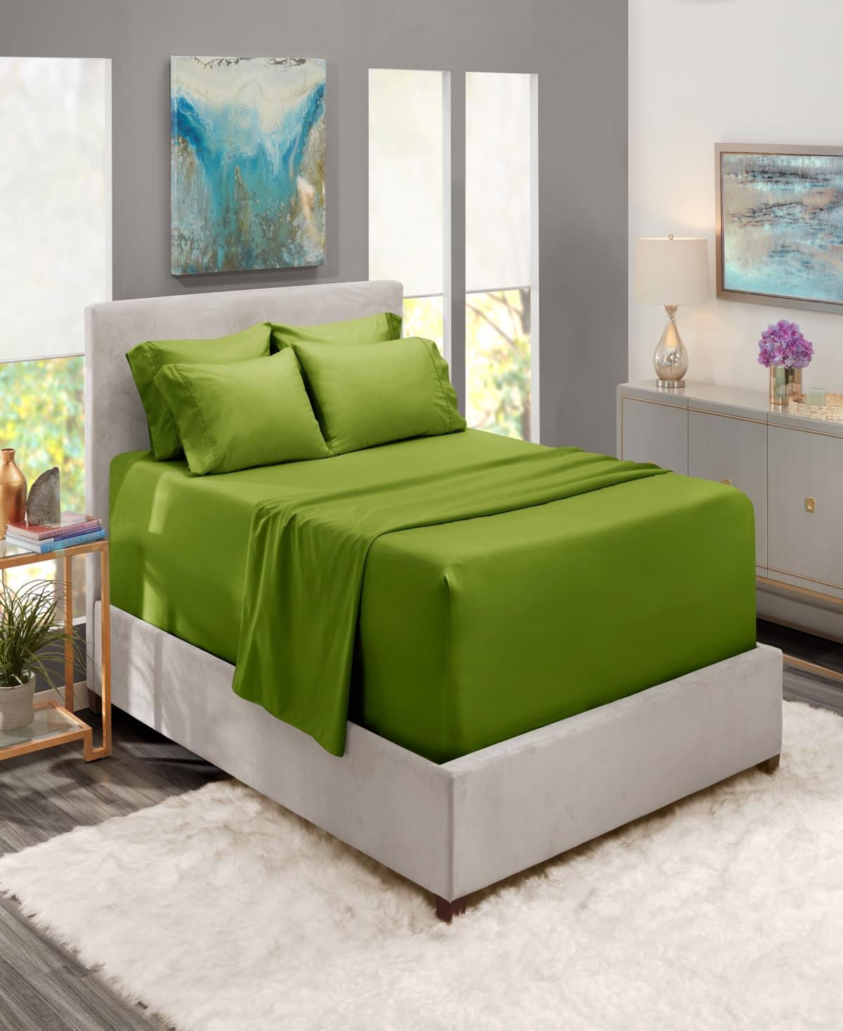 Click here for Nestl Extra Deep Pocket 4-Pc. Sheet Set  Twin - Ca... prices