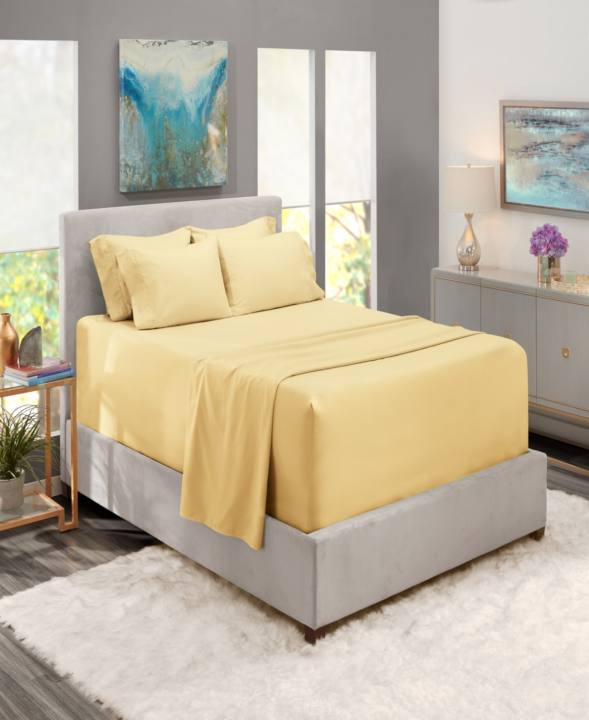 Click here for Nestl Extra Deep Pocket 4-Pc. Sheet Set  Twin - Va... prices