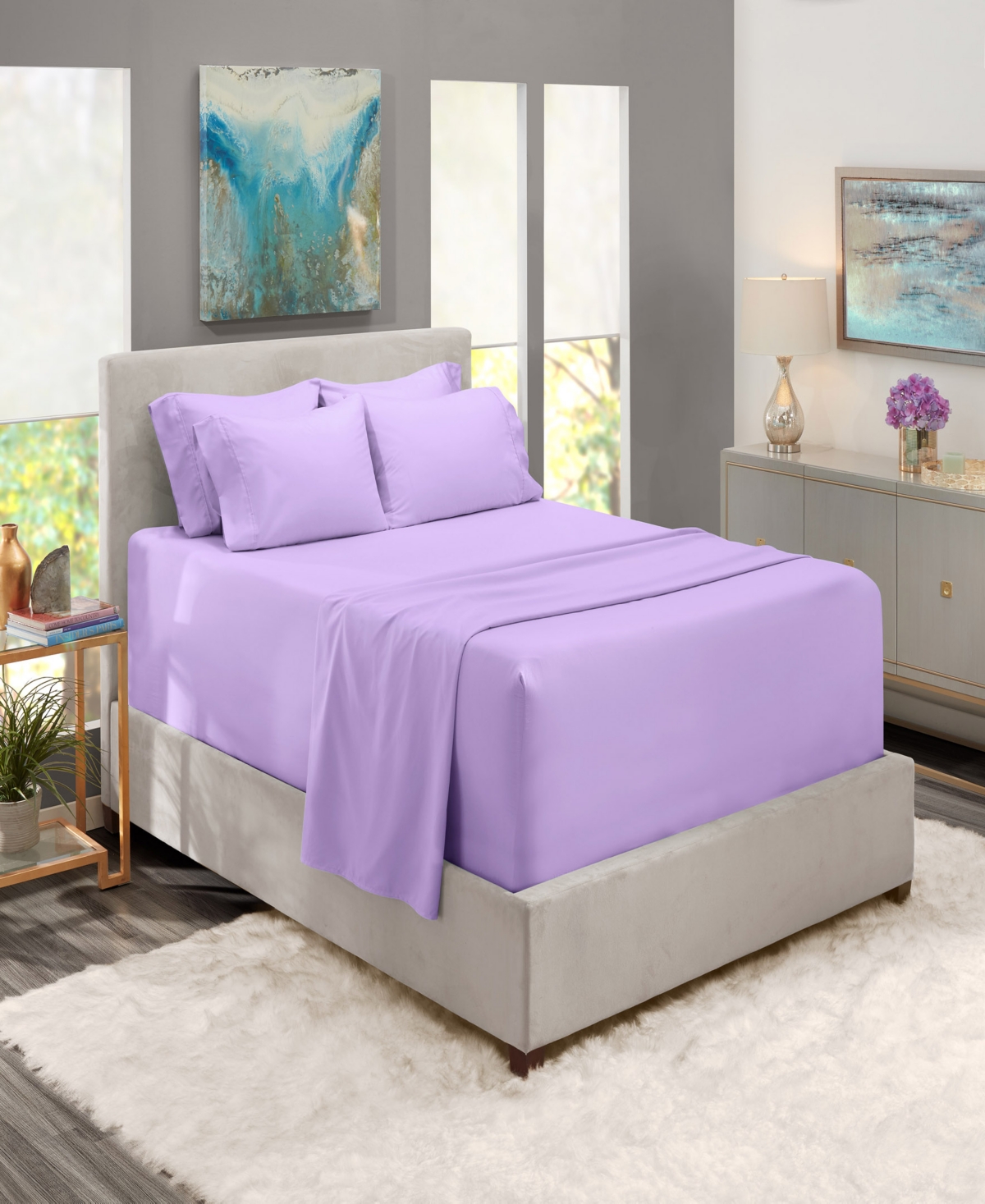 Click here for Nestl Extra Deep Pocket 4-Pc. Sheet Set  Twin - La... prices