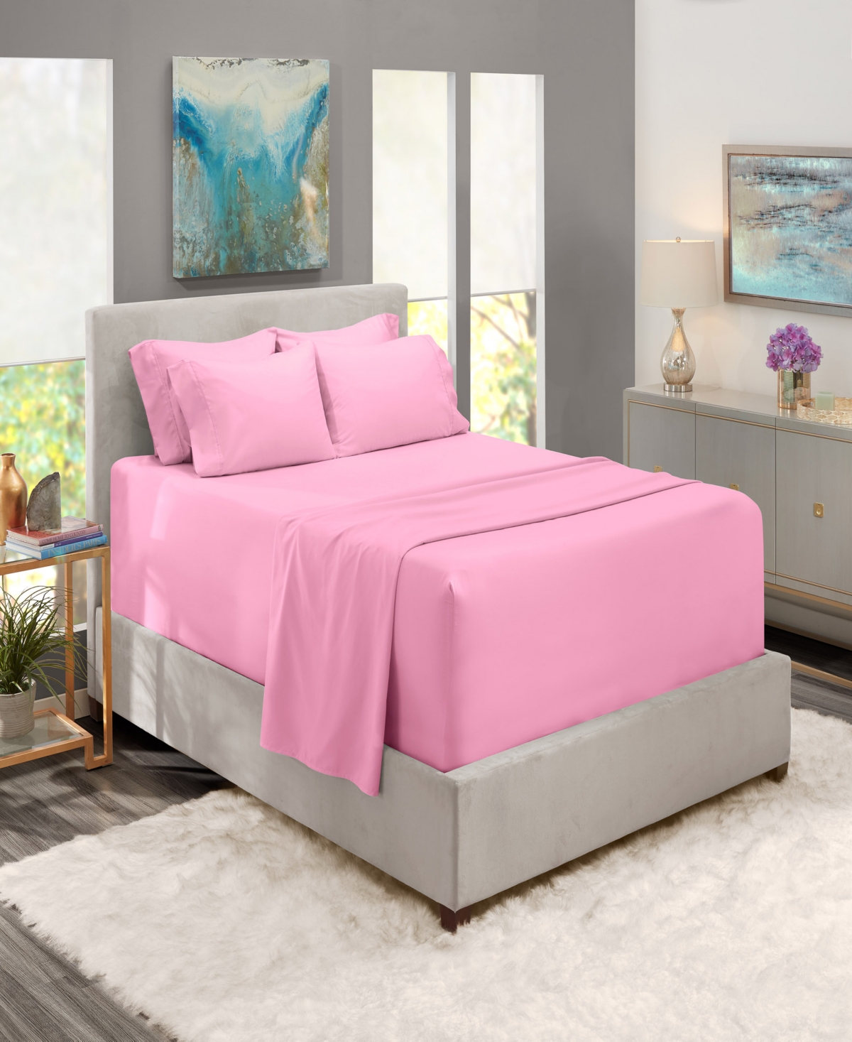 Click here for Nestl Extra Deep Pocket 4-Pc. Sheet Set  Twin - Li... prices