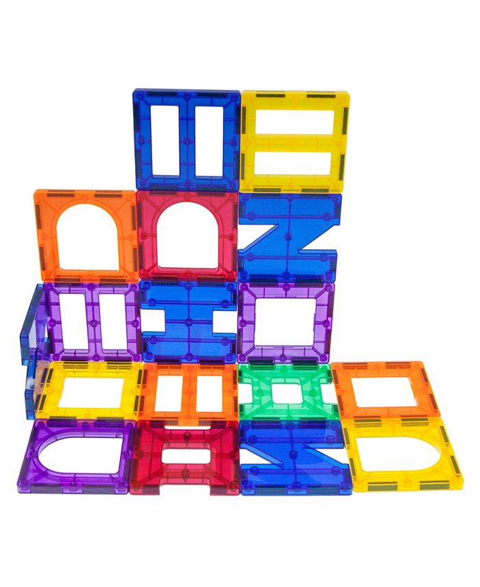 PicassoTiles Magnetic Building Block Set, 42 Piece - Macy's