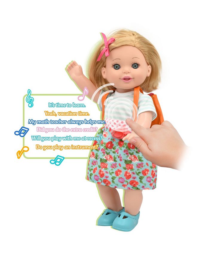 Lil Tots Talking Doll School Play Set, 18 Piece - Macy's