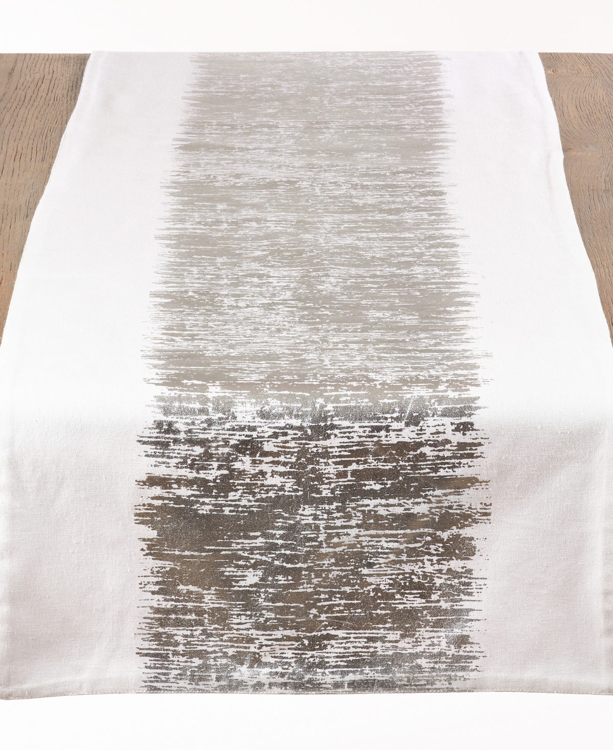 Click here for Saro Lifestyle Table Runner with Metallic Banded D... prices