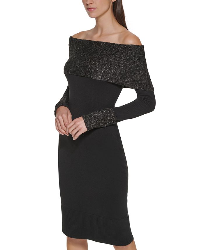 Vince Camuto Off The Shoulder Sheath Dress Macys