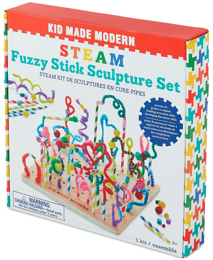 Kid Made Modern Steam Fuzzy Stick Sculpture Set - Macy's