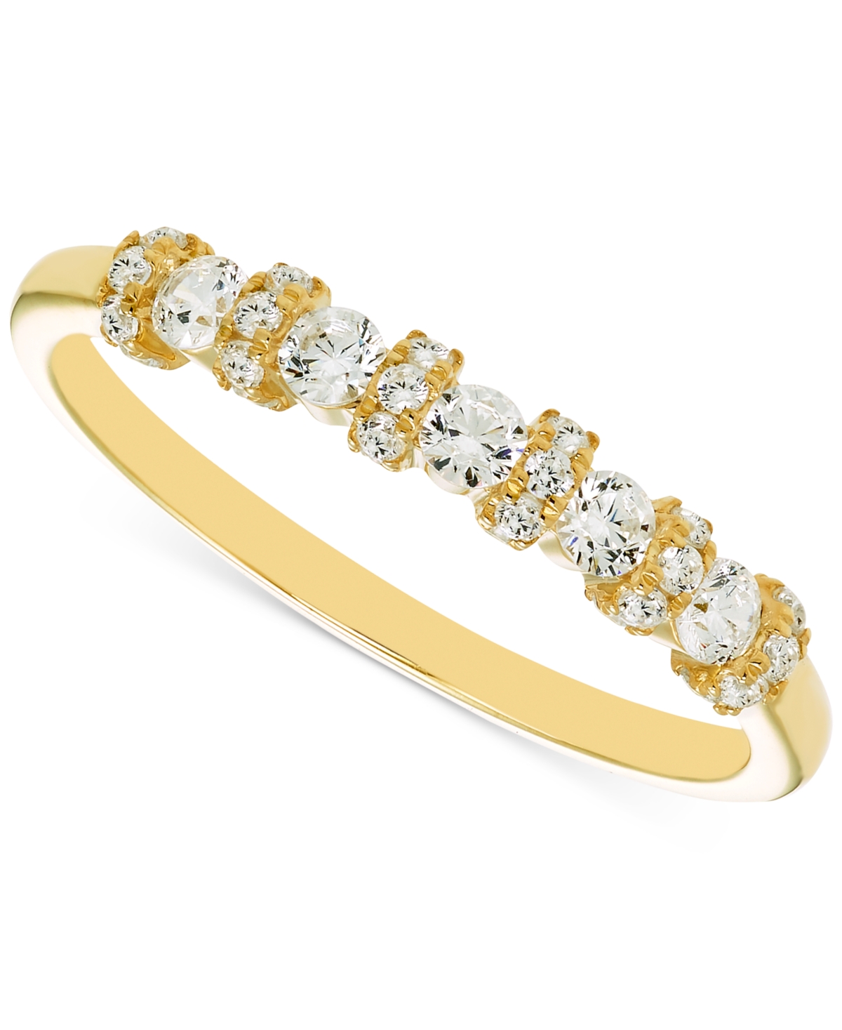 Click here for Diamond Band (1/2 ct. t.w.) in 14k Gold - Yellow G... prices