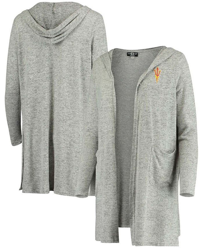Boxercraft Women's Heathered Gray Arizona State Sun Devils Cuddle Soft ...