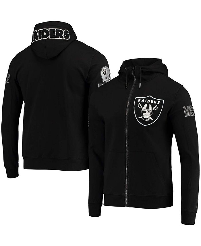 Pro Standard Men's Black Las Vegas Raiders 4-Hit Full-Zip Hoodie - Macy's