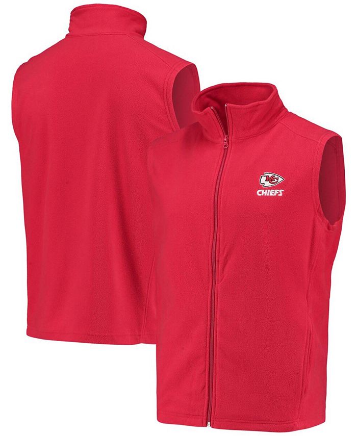 Dunbrooke Men's Red Kansas City Chiefs Houston Fleece Full-Zip Vest ...