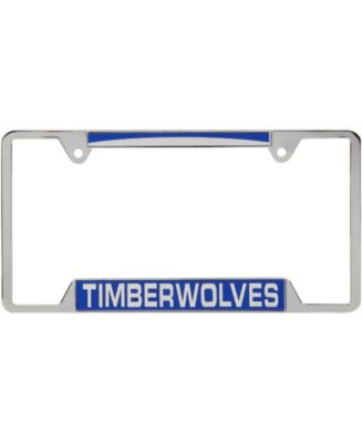 Multi Minnesota Timberwolves 4-Tab Style Inlaid Metal License Plate ...