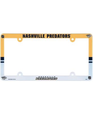 Multi Nashville Predators Plastic License Plate Frame - Macy's