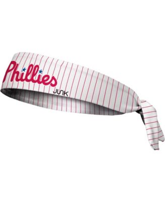White Philadelphia Phillies Pinstripe Tie Headband - Macy's