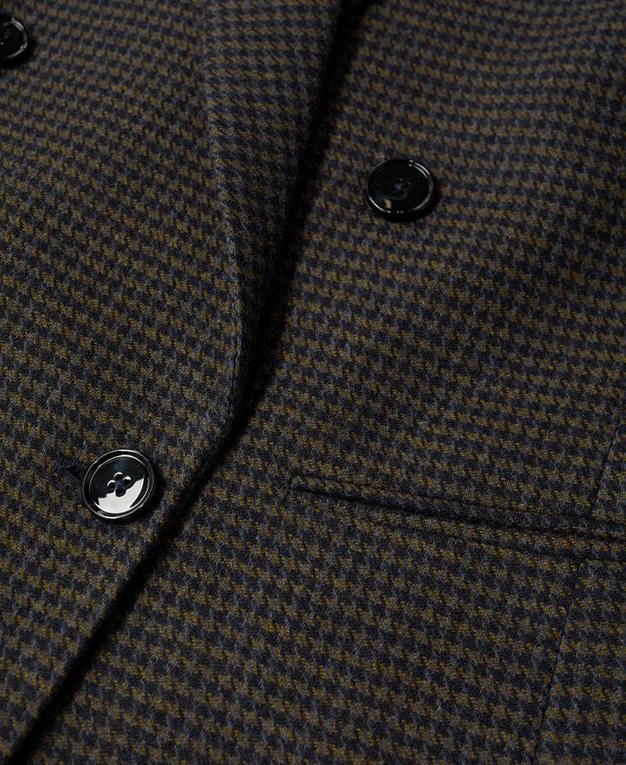 MANGO Women's Checked Wool-Blend Overcoat - Macy's