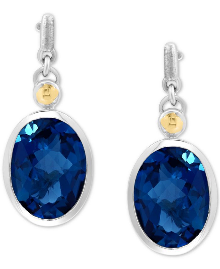 EFFY Collection EFFY® London Blue Topaz (13-3/4 ct. t.w.) & Citrine ...